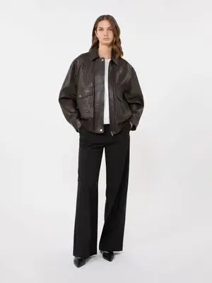 Max Mara Leather Jacket