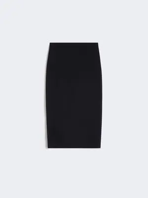 Max Mara Woollen Cloth Pencil Midi Skirt