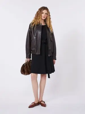 Max Mara Crepe Jersey Mini Dress