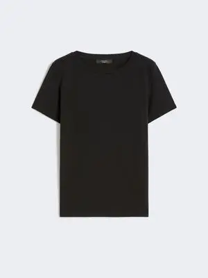 Max Mara Basic Cotton Jersey T-shirt - Black
