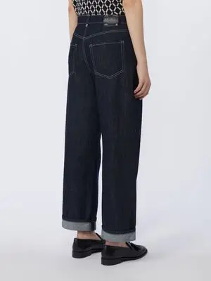 Max Mara Denim Turn-up Jeans