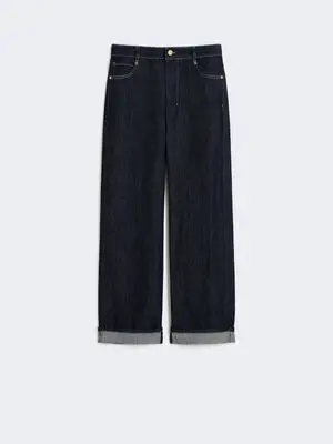 Max Mara Denim Turn-up Jeans