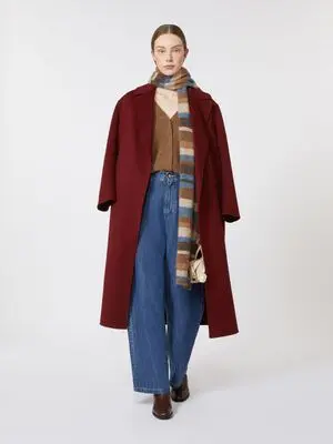 Max Mara Wool Robe Coat - Raspberry