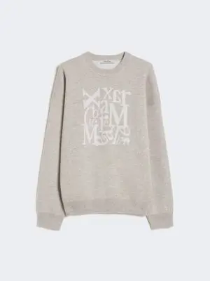 Max Mara Wool And Cashmere Crew-neck Sweater - Beige