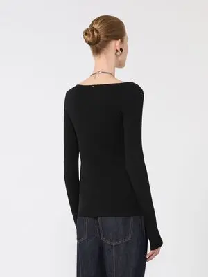 Max Mara Wool Cardigan With Chain