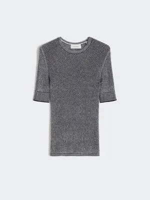 Max Mara Viscose Knit Mesh Jumper