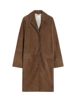 Max Mara Suede Overcoat
