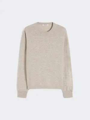 Max Mara Boxy-fit Wool And Cashmere Sweater - Beige