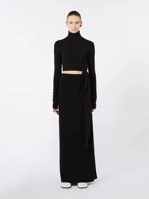 Max Mara Jersey Dress With Knot Detail