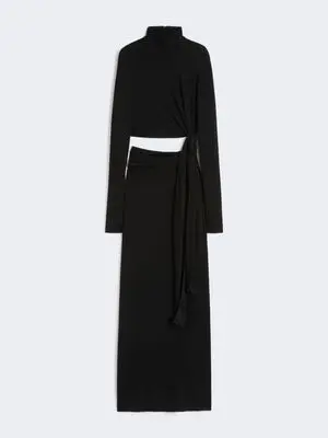 Max Mara Jersey Dress With Knot Detail