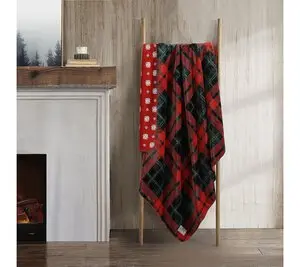 Eddie Bauer Trailhead Plaid Red Coco Flannel 60 'x70' Throw
