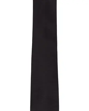 TOM FORD Solid Special Weave Neck Tie Black