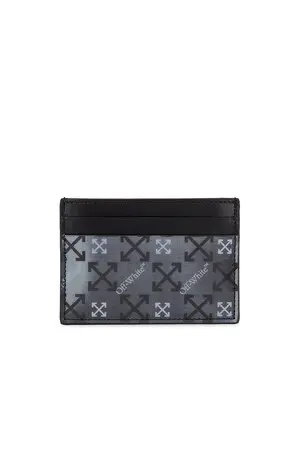 Off-White Arrow Card Case In Black