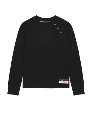 SPENCER BADU Red Layered Long Sleeve Tee