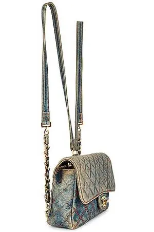 Chanel Vintage Flap Backpack Denim