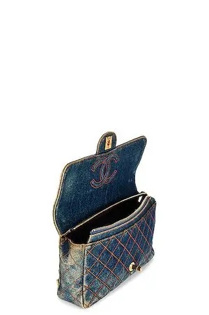 Chanel Vintage Flap Backpack Denim