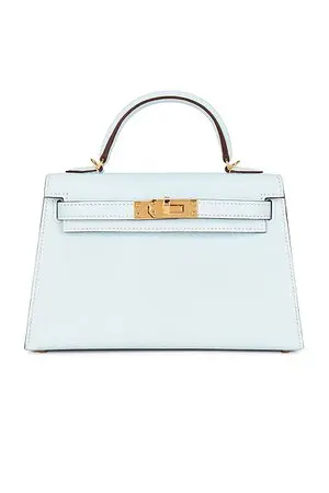 Hermès Chevre Mysore Kelly 20 Sellier Handbag - Blue
