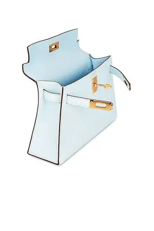 Hermès Chevre Mysore Kelly 20 Sellier Handbag - Blue
