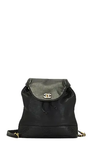 Chanel Caviar Vintage Triple Cc Backpack