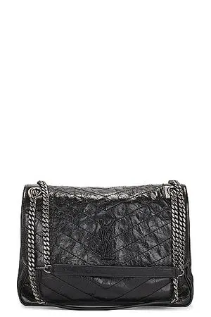 Saint Laurent Large Niki Chain Bag - Noir