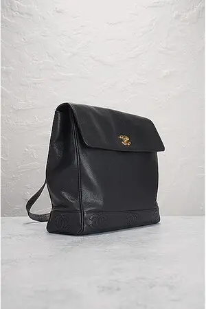 Chanel Caviar Triple Cc Shopper Tote Bag