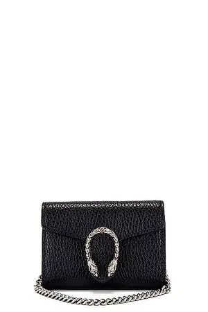 Gucci Dionysus Wallet On Chain - Black