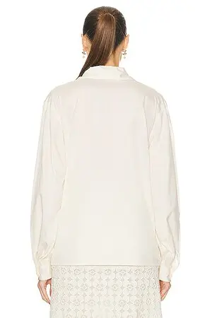 Chanel Balloon Sleeve Shirt