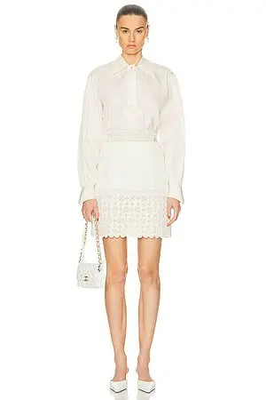 Chanel Balloon Sleeve Shirt