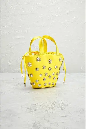 Amina Muaddi Lily Bucket Bag