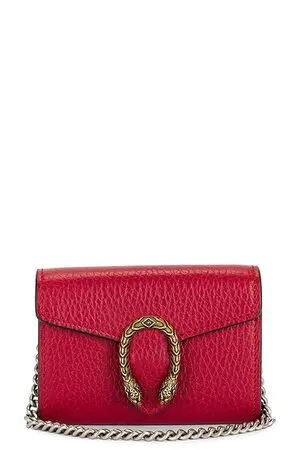 Gucci Dionysus Wallet On Chain - Red