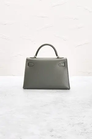 Hermès Epsom Kelly 20 Handbag - Gris Meyer