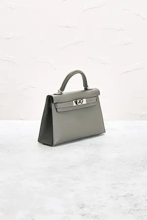 Hermès Epsom Kelly 20 Handbag - Gris Meyer