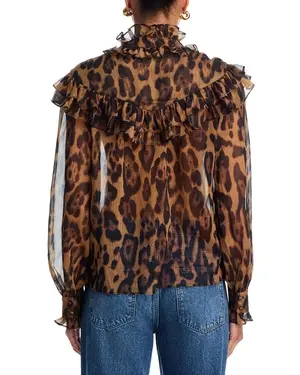 Bardot Fiorella Blouse - Leopard