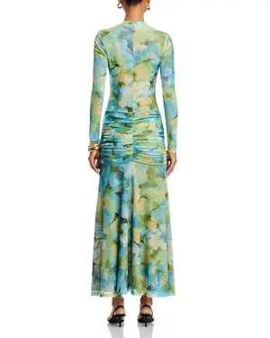 Bardot Lea Floral Mesh Dress