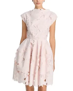 Erdem Lasercut Mini Dress