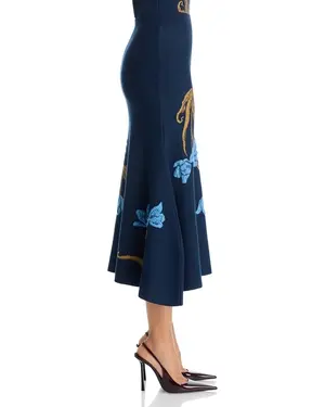 Erdem A-line Midi Skirt