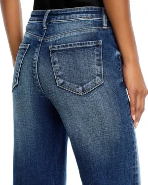 L'Agence Scottie High-rise Wide-leg Jeans