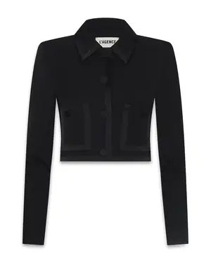 L'Agence Blythe Satin Binding Jacket