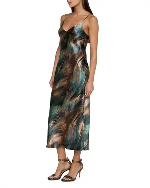 L'Agence Seridie Mid Length Slip Dress