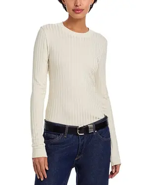 Rag & Bone Natalia Ribbed Long Sleeve Tee