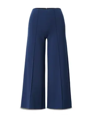 Rag & Bone Irina Cropped Wide Leg Pants - Navy