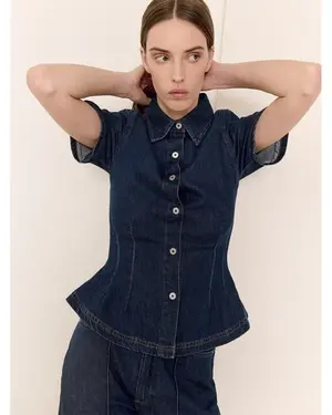 DL1961 Joice Aura Shirt - Inkwell
