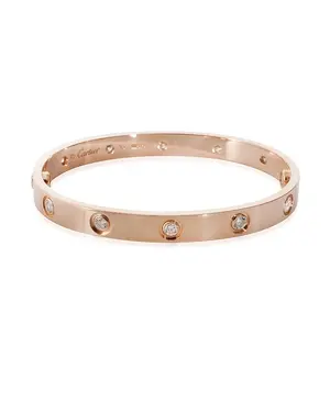 CARTIER Love 18k Bracelet - Rose Gold
