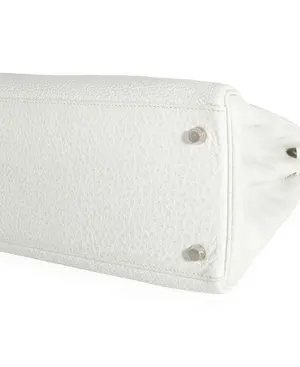 Hermès Kelly Leather Handbag - White