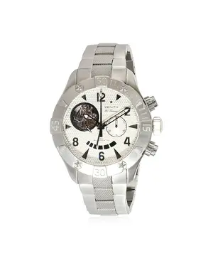 ZENITH Stainless Steel Defy Classic Bracelet Watch - White/silver