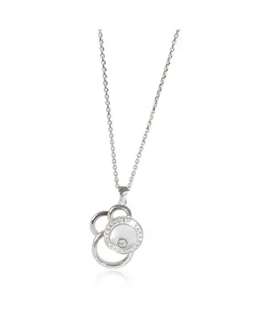 CHOPARD Happy Diamonds 18k Pendant - White Gold