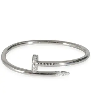 CARTIER Juste Un Clou 18k White Gold Bracelet - K White Gold