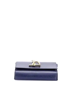 Hermès Chaine D'ancre Compact Wallet On Strap Chevre Mysore