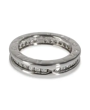 BVLGARI B.zero1 18k White Gold Fashion Ring - K White Gold
