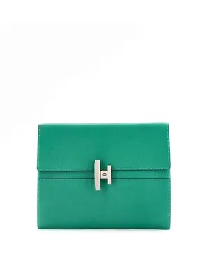 HERMES Cinhetic Clutch Chevre Mysore